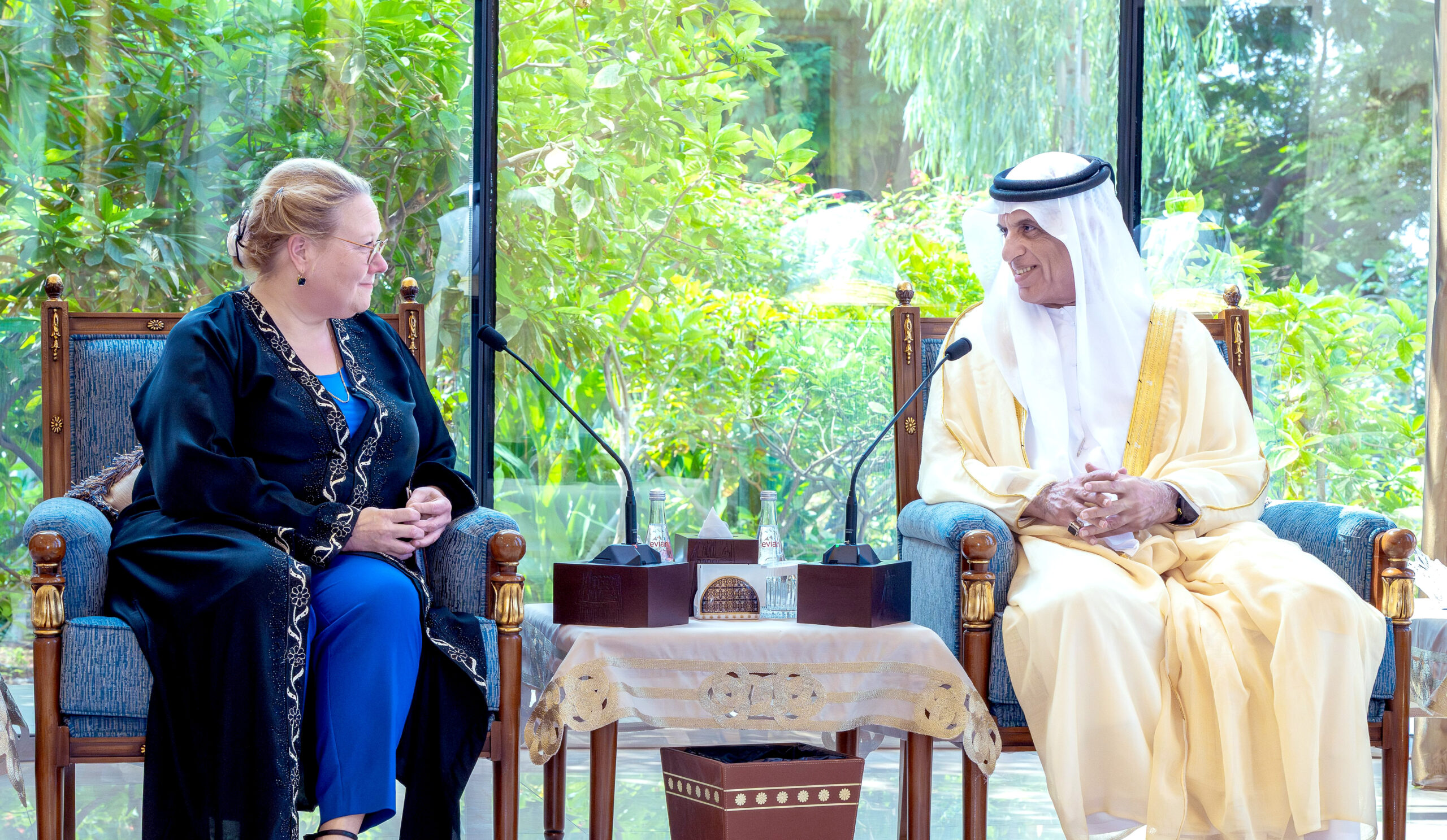 Sheikh Saud Receives Ambassador of Finland - RAK MUNC